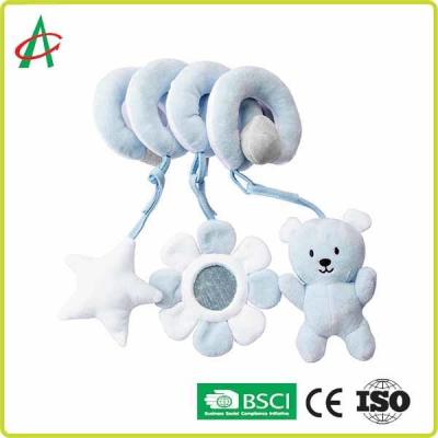 Cina BB a spirale 20cm neonato di Toy With Rattle And della carrozzina stridulo in vendita