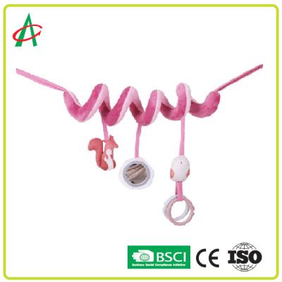 China Helles Farbe-CER/BSCI Spirale Pram-Plüschtier Toy For Baby zu verkaufen
