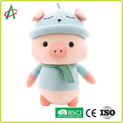 China OEM ODM Doll van het Pluchevarken het Hoofdkussen van Toy Cute Scarf Pig Doll Te koop