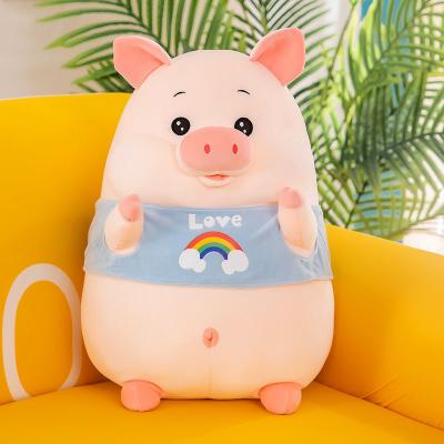 中国 OEMの洗濯できる20inかわいいブタの女の子のためのPlushおもちゃの枕 販売のため