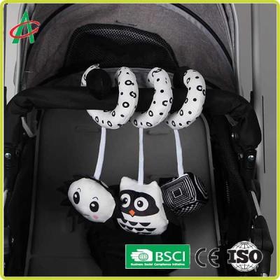 China Van de de Nalevings de Veilige Pluche van ASTM EN71 Spiraalvormige Kinderwagen Toy For Baby Te koop