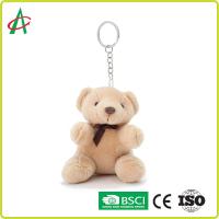 China CPSIA Plush Small Teddy Bear Keyring 10cm Height for sale