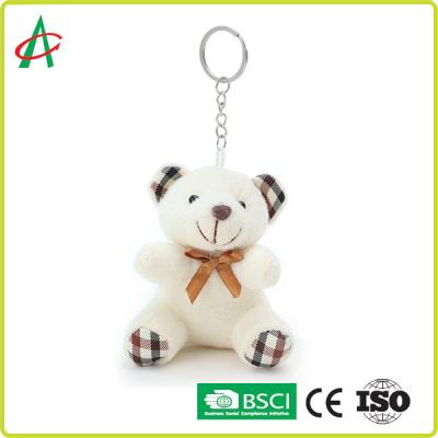 China 10cm draagt het Aanbiddelijke Wit Gevuld Dier met Vlinderdasje Te koop