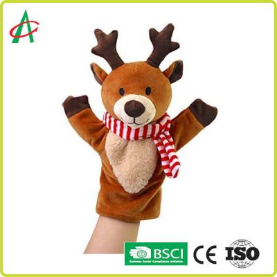 Cina BSCI in pieno Handcraft i burattini di mano di cucito della peluche per il Natale in vendita