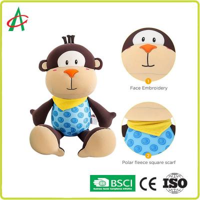 China O poliestireno bonito do presente de Adorkable das crianças perla o brinquedo enchido macaco de enchimento à venda
