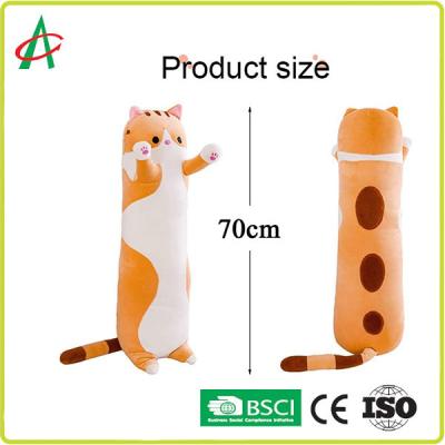 Cina Fumetto Cat Pillow della peluche della decorazione della Camera del ODM dell'OEM 70cm in vendita