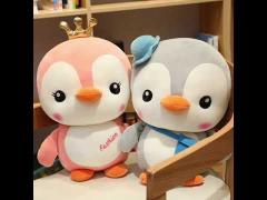 [Manufacturers custom] cute penguin plush toys animals and birds soft toys baby doll pillow