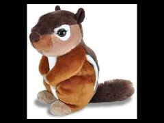 AZO Vrije Wasbare 8“ Aardeekhoornpluche Toy For Kids And Adults