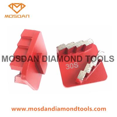 China Redi Lock Double Wave Zigzag Diamonds Grinding Blades Toolings for sale