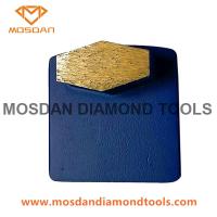 China Single Hexagonal Segment Husqvarna Grinding Diamond with Redi-Lock for sale