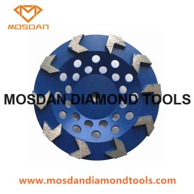 China 5 Inch Diamond Arrow Seg Cup Wheel for Edge  Concrete Grinding for sale