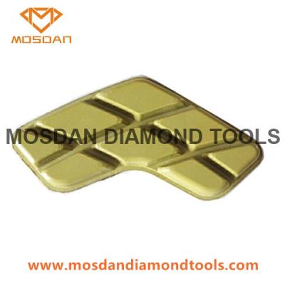 China 3'' Boomerang Resin Polishing Pads for Concrete Floor Surface for sale