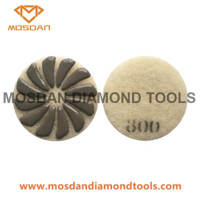 China 5 Inch White Fenix Sponge Polishing Pads Pucks for Concrete Surface for sale