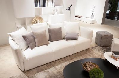 China Modern Leisure Sectional Home Furniture Set Leather Latex Sofa for sale