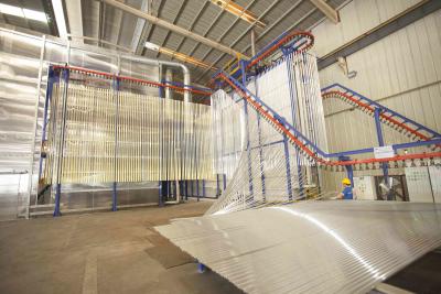 Cina Linea di rivestimento elettrostatica ricoprente della polvere delle cabine della polvere dell'OEM in vendita