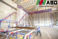 China Electrostatic Vertical Powder Coating Line With Electrical Control System for sale