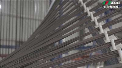 China CE Certification Vertical Full Automatic Powder Coating Line For Construction Projects for sale