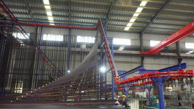 Chine L'équipement de traitement de surface de la ligne de revêtement en poudre verticale entièrement automatique à vendre