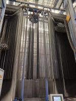 China Vertical Powder Coating Line 3kw Double Powder Booth Full Automatic Spray for Aluminum Profiles 3000-8000mm for sale