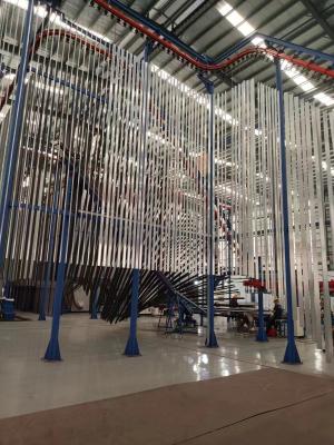 Chine ABD Équipement de traitement de surface de la ligne de revêtement en poudre verticale à haut rendement pour l'aluminium à vendre