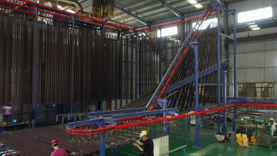 Chine Ligne de revêtement en poudre électrostatique automatique verticale/systèmes avec prétraitement par pulvérisation à vendre