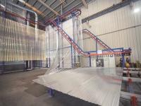 China CE Certified Automatic Vertical Powder Coating Line for Aluminum Profiles 380V 50Hz for sale