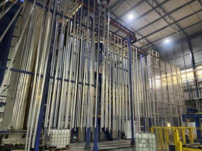 Chine Ligne de revêtement en poudre verticale 380V avec système automatique avec inspection vidéo à vendre