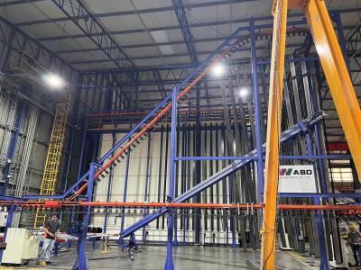 Chine Corps de réservoir métallique PP Spary Booth Ligne de revêtement de poudre verticale personnalisée pour profil aluminium à vendre