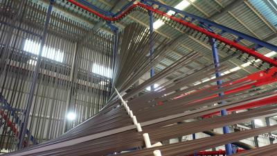 Chine Vietnam Ligne de revêtement en poudre verticale à pulvérisation électrostatique à boîte unique entièrement automatique à vendre