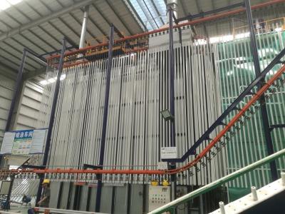 Chine L'écran tactile de commande PLC intégré à la ligne de revêtement de poudre verticale des profils en aluminium à vendre
