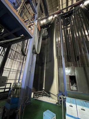 Chine Riyad Saoudien capacité personnalisée ligne de revêtement en poudre de pulvérisation électro-statique verticale de profils en aluminium à vendre
