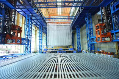 China CE Certification Electrophoresis  Curing Vertical Anodizing Production Line For Aluminum Profiles Surface Treatment for sale