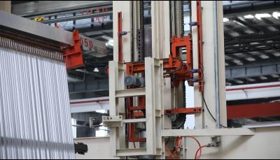 China Rectifier Electrophoresis Curing Colouring Aluminium Profiles Vertical Anodizing Production Line for sale