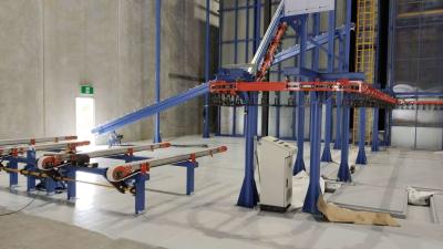 中国 アルミプロファイルのベスト垂直粉末塗装ライン - 一流メーカー 販売のため