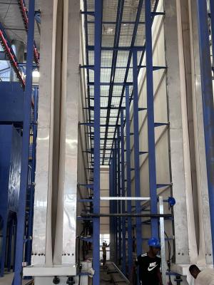 China Online Pre-treatment  Big Cyclone Recycle Powder Full-Automatic Vertical Powder Coating Line for Aluminum Profiles for sale