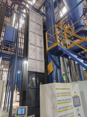 China High-efficiency Spraying Rinsing Flexible Control System Full-Automatic Vertical Powder Coating Line for Aluminum Profiles for sale