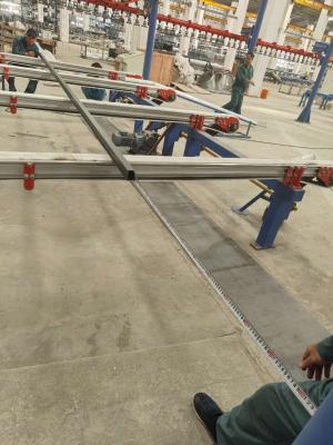 China Intelligent Control System High Capacity  with Packing machine Full-Automatic Vertical Powder Coating Line for Aluminum Profiles for sale