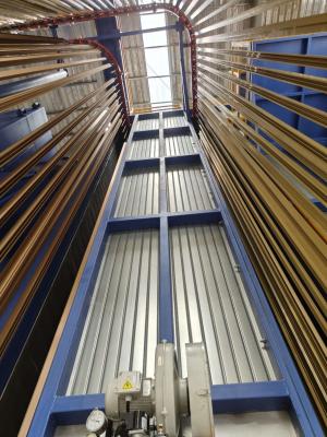 China Spraying Rinsing Flexible Control System Full-Automatic Vertical Powder Coating Line for Aluminum Profiles for sale
