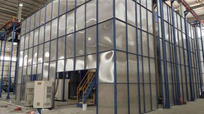 China Full-Automatic Pre-treatment LPG Vertical Powder Coating Line for Aluminum Profiles for sale