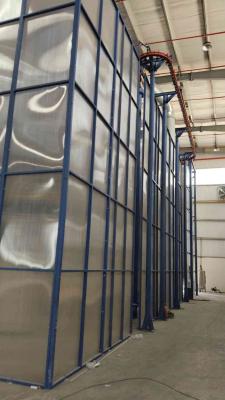 China Onlline Pre-treatment LNG Heating  Vertical Powder Coating Line for Aluminum Profiles for sale