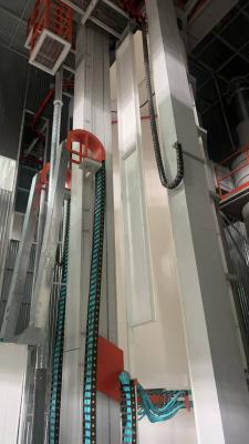 China Upper Computer Control System Chain Speed Ajustable High-performance Customized Vertical Powder Coating Line for Aluminum Profiles for sale