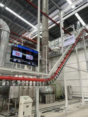 China Drying Oven  Customized Workshop Size Capacity Vertical Powder Coating Line for Aluminum Profiles for sale
