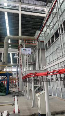 China High-performance Heating System Vertical Powder Coating Line for Aluminum Profiles for sale