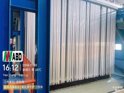 China Anodizing Conductivity Profiles Vertical Anodizing Production Line for Aluminum Profiles for sale