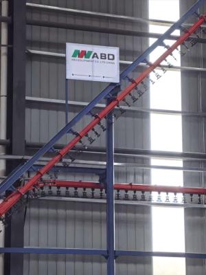China Vertical Powder Coating Line Designed Cyclone Powder Recycle for Aluminum Profiles for sale