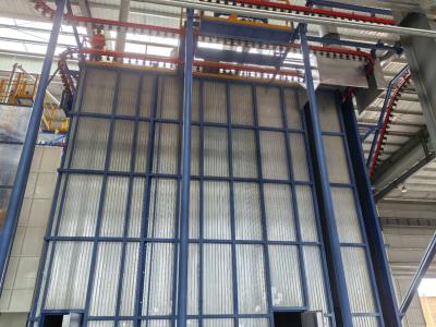 China Pre-treatment Free Chrome Rinsing  Customized Project Vertical Powder Coating Line for Aluminium Profiles for sale