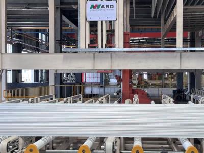 China Conductivity System  Vertical Anodizing Production Line for Aluminum Profiles for sale