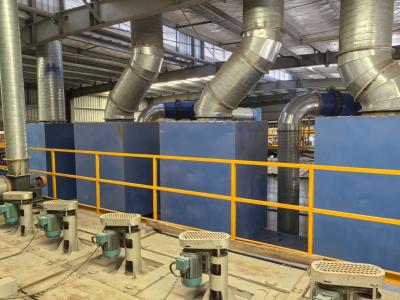 China Exhausting System Vertical Powder Coating Line High-performance for Aluminum Profiles for sale