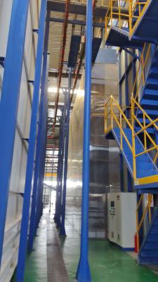 China Chemical Water Spraying System Aluminum Profiles Vertical Powder Coating Line for sale