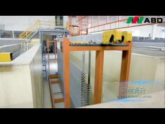 Horizonal Anodizing Line Equipment Coloring Surface Treatment